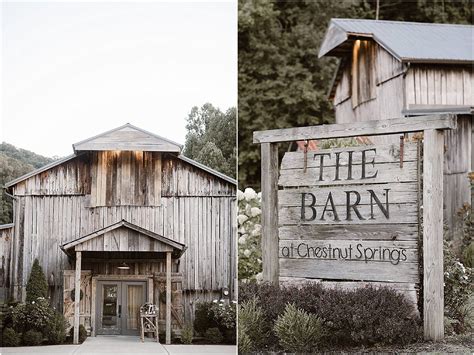 The Barn At Chestnut Springs Wedding Venue In Sevierville Tennessee