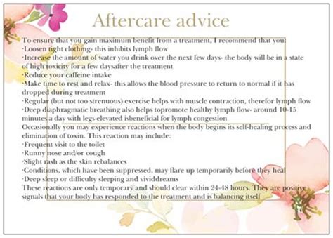 Massage Aftercare Oriental Hair