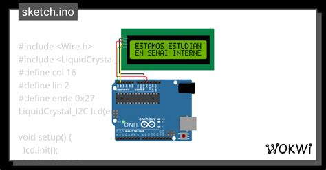 Aula 6 Display I2c Mostrar Display Texto Largo Wokwi Esp32 Stm32