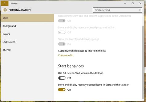 How To Enable Full Screen Start Menu In Windows Desktop Mode Windows Central
