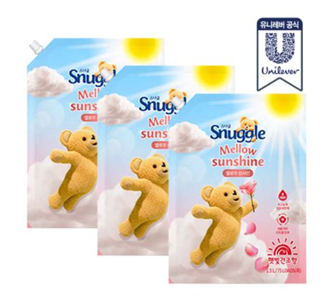 [위메프] 스너글 햇빛건조 섬유유연제 1 5l 3개 카카오페이 등 전 카드사 10 710원 무료 핫딜 에펨코리아