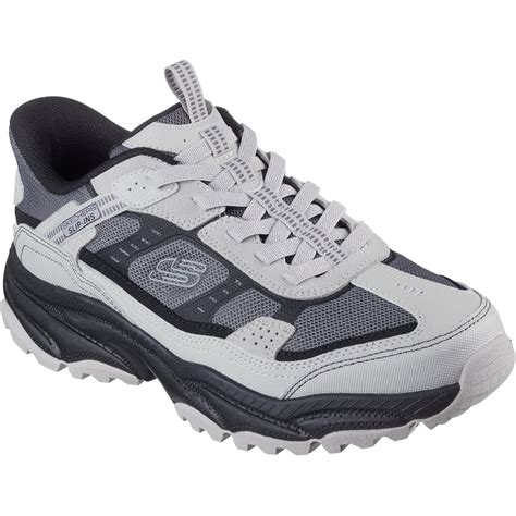 Skechers Mens Vigor At Hiking Shoes Greyblack Intersport Elverys