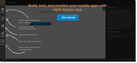 Aws Mobile Hub Build Test And Monitor Mobile Applications Aws News Blog