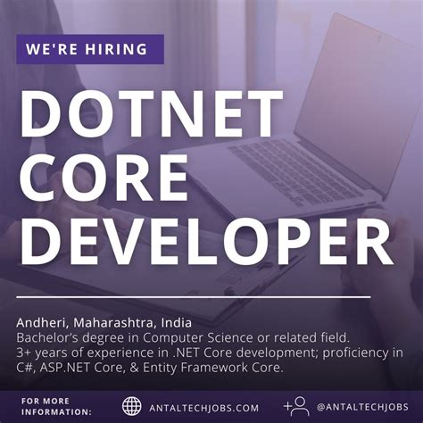 Dotnet Core Developer Andheri Maharashtra India Antal Tech Jobs