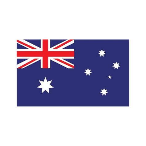 Australian Flag National 16756172 Vector Art At Vecteezy