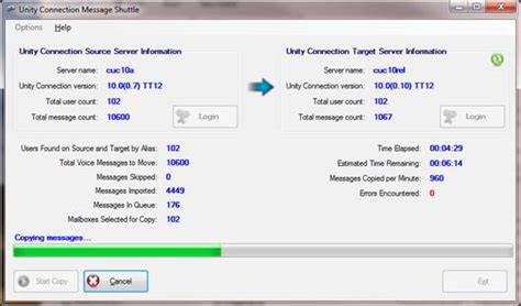 Cisco Unity Message Shuttle