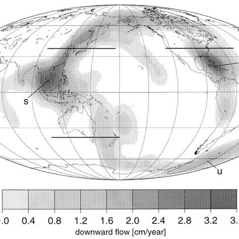 Calculated Vertical Flow Component At Depth 072 R E Downward Flow Download Scientific