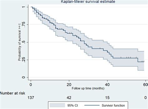 Kaplan Meier Survival Curve And Stages Of Cancer Among Prostate Cancer Download Scientific