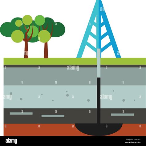 Oil Extraction Vector Icon Stock Vector Image And Art Alamy