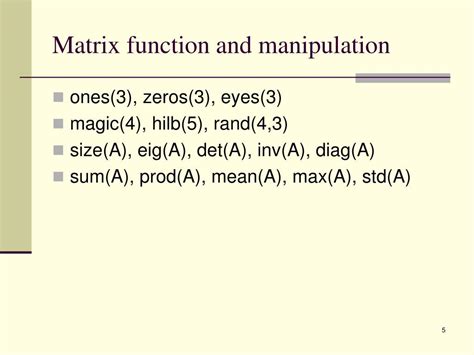 Ppt Introduction To Matlab Powerpoint Presentation Free Download