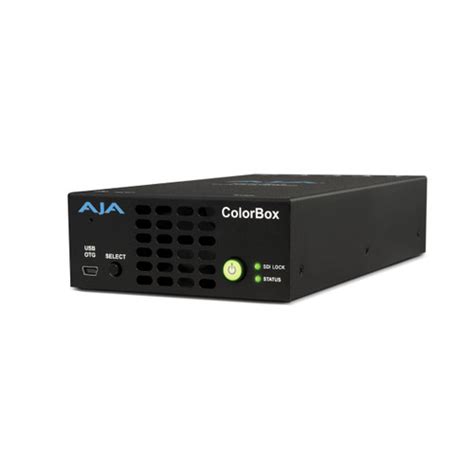 Buy Aja Colorbox In Line Hdrsdr Algorithmic And Lut Color Transforms For 4kultrahdhd
