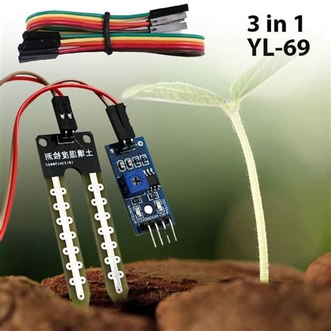 Sensor Kelembaban Tanah Soil Moisture ARDUINO Modul Hygrometer YL Lazada Indonesia