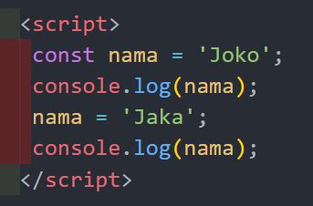 Penulisan Variable Pada Javascript Haltev