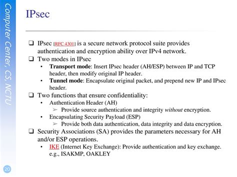 The Tcpip Guide Ipsec Encapsulating Security Payload