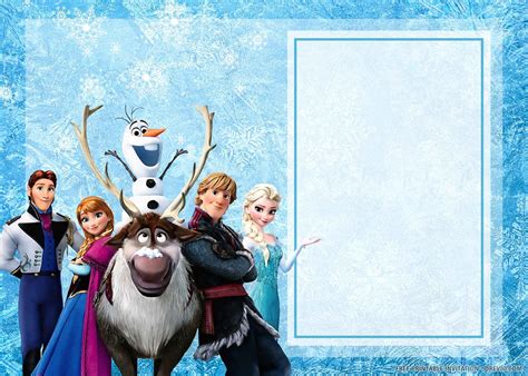 Free Printable Elsa And Friends Birthday Invitation Templates