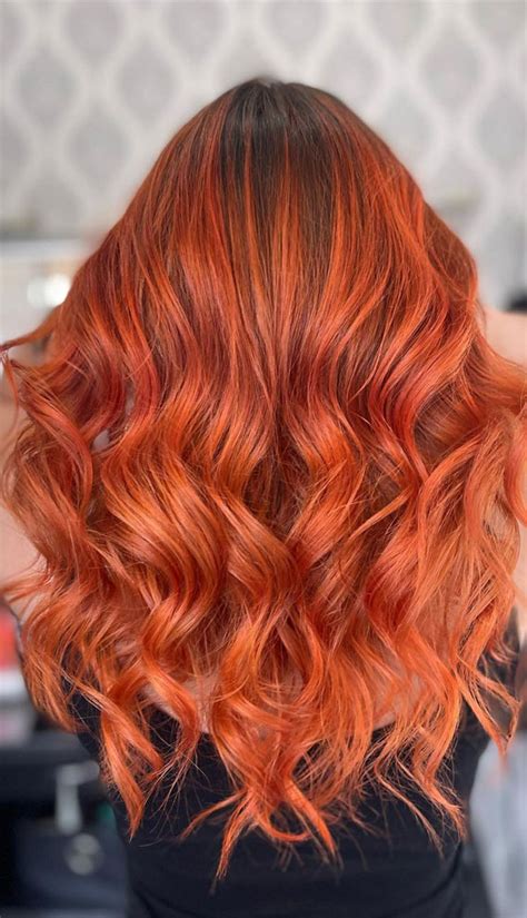 35 Copper Hair Colour Ideas And Hairstyles Red Copper Balayage