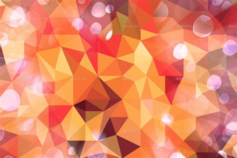 Bokeh Polygonal Backgrounds Bundle By Aleksandrabetep Graphicriver