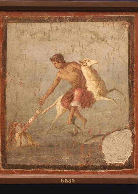 Phrixos And Helle Ancient Roman Fresco From Pompeii 45 79 Ce