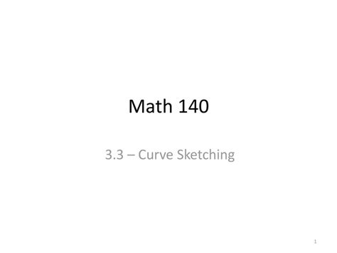 Math Curve Sketching Ppt Download