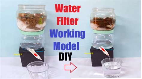 Water Purification Filter Working Model Science Project Diy Simple And Easy Diy Pandit