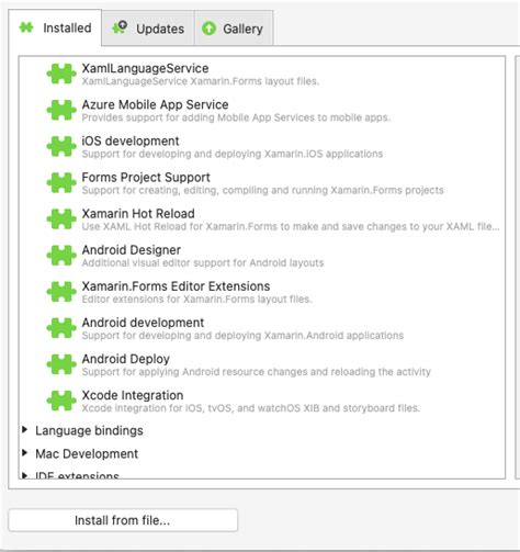 Visual Studio For Mac Community 891 Build 34 Not Showing Xamarin