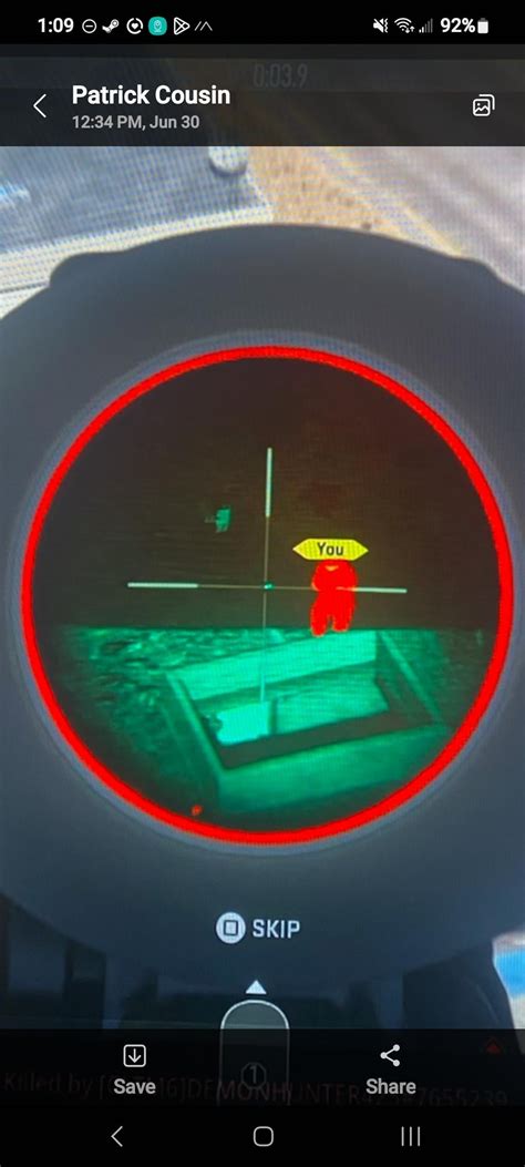 [mw2] Thermal Scope Reticle R Callofduty