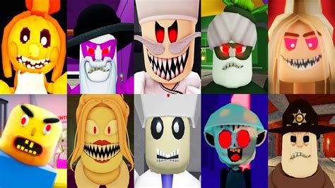 11 Platformer Obby Mama Pumpkin Scarylandescape Evil Noobmr Scary Dinergrand Hospitalbarry