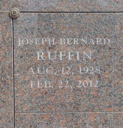 Dr Joseph Bernard “joe” Ruffin 1928 2012 Find A Grave Memorial