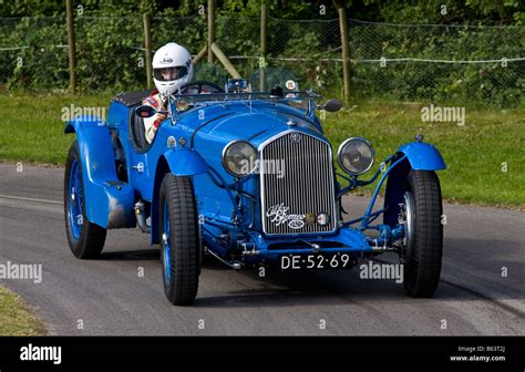 1933 Alfa Romeo 8c 2300 Le Mans With Driver Quirina Louwman At Goodwood