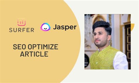 Write Surfer Seo Optimized Article Using Jarvis Or Jasper Ai By Usman
