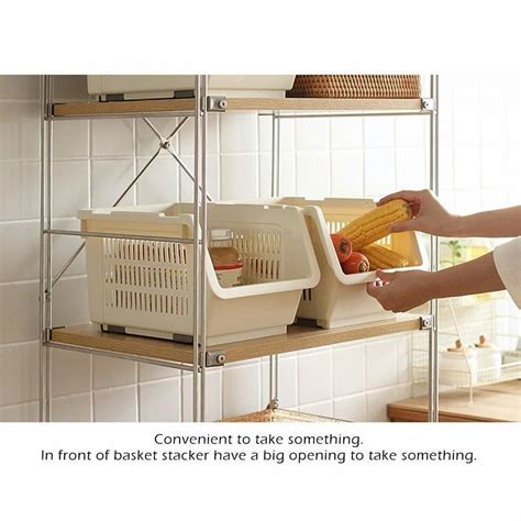 Plastic Stackable Bins Organizing Food At Rs 80 In Surat Id