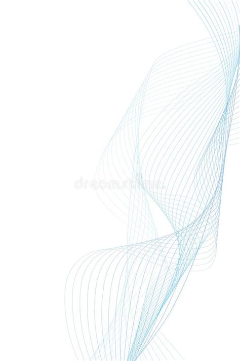 Smooth Wave Abstract Vector Background Layout Layout Design Stock Illustration Illustration