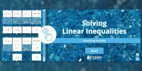 Solving Linear Inequalities Matching Teacher Made