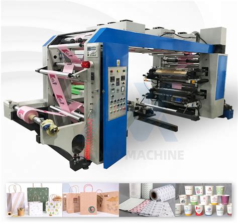 2 색 4 색 Yt 4 미니 Pp Pe 필름 롤 굴곡 플렉소 그래픽 인쇄 기계