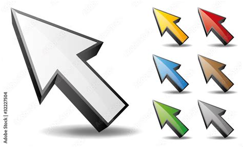 Computer Maus Computermaus Mauszeiger Cursor Set Stock Vector Adobe Stock