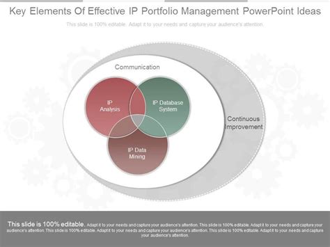 Key Elements Of Effective Ip Portfolio Management Powerpoint Ideas