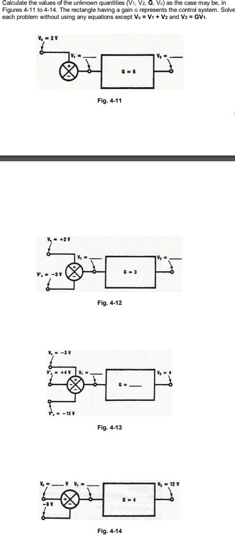 Solved Calculate The Values Of The Unknown Quantities V Chegg