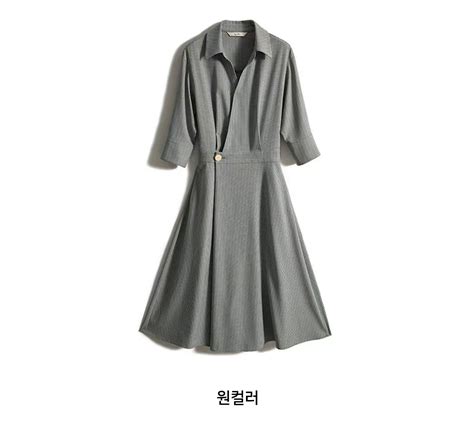 일요특가 자정마감 50★버튼 랩 브이넥 카라 원피스