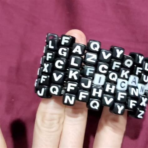 Getting Rid Of Excess Letter Beads Rkandi