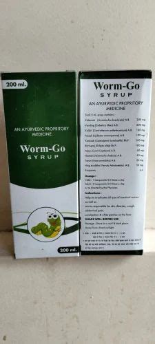 Worm Go Syrup 200 Ml At ₹ 165bottle In Nagpur Id 27508595748