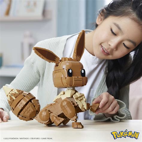 Mega Construx Pokémon Jumbo Eevee Its Evolution Time Build This