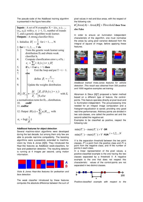 Introducing New Adaboost Features For Real Time Vehicle Detection Deepai