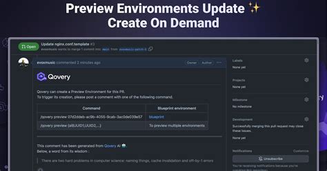 Manually Trigger Preview Environments With Create On Demand Feature