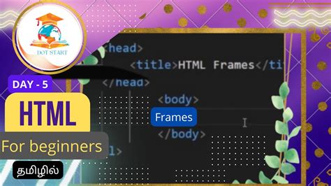 🤩 Day 5 📍 Html Frames🏞️ Beginners ஆக தமிழில் எல்லாரும் Codings 🤷easy ஆக கத்துக்கலாம்🖊️📃🖥️🤔🤩