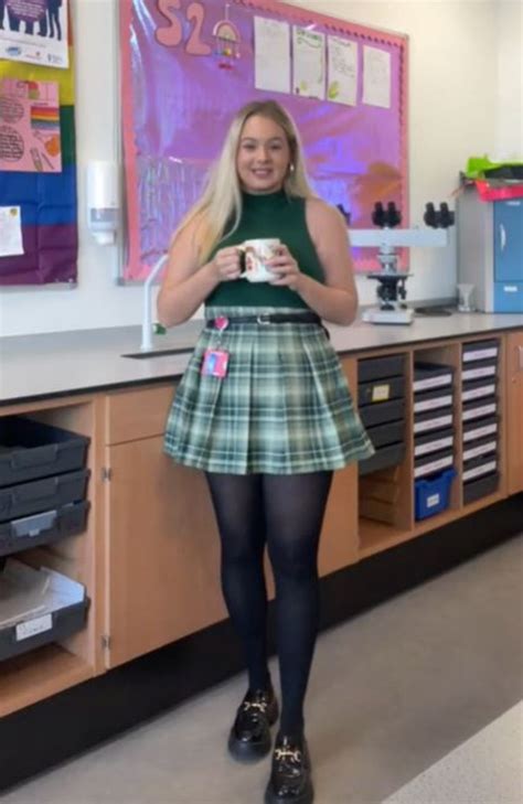 Uk Teacher Blasted Over ‘inappropriate Work Outfits In Tiktok Video