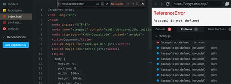 Error Faceapi Is Not Defined Issue Webdevsimplified Face
