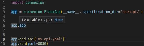Type Inference For Flask App Object Wrong In VS Code Issue 1617
