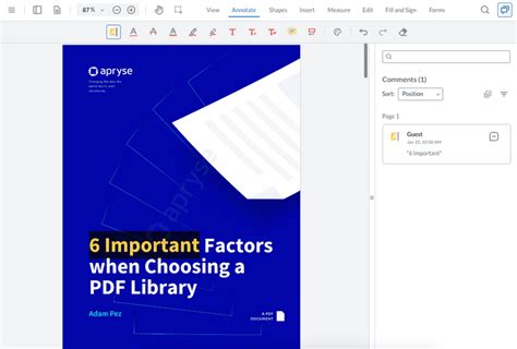 Guides For Javascript Pdf Viewer Library Apryse Documentation