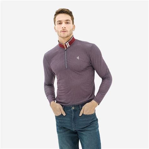 퀸잇 김영주 남성 골프웨어 봄 여름 플로피 냉감 쿨링 긴팔 반집업 카라 티셔츠