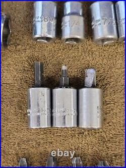26 Proto Extension Hex Swivel Socket Adapter 3 8 Drive Sae Metric Tool Set USA Standard Sae Metric